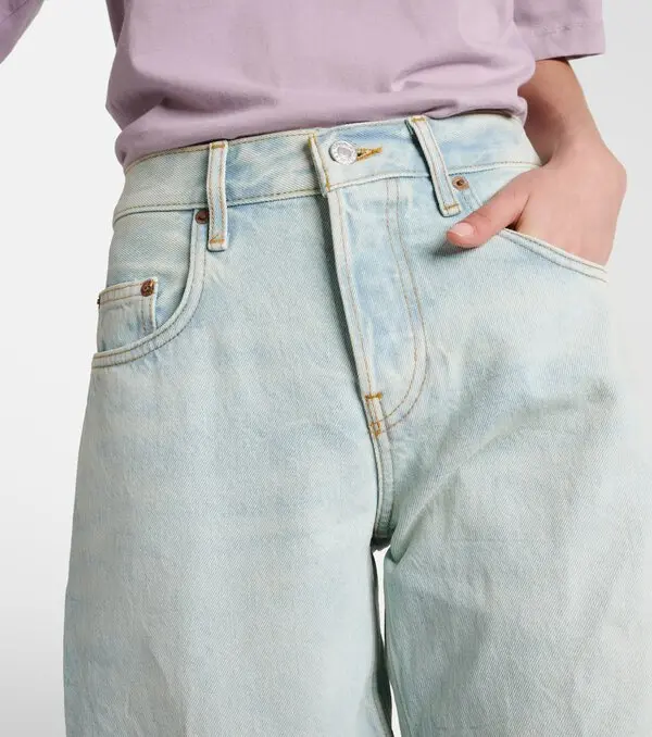 RE/DONE Mid-rise Straight Leg Jeans