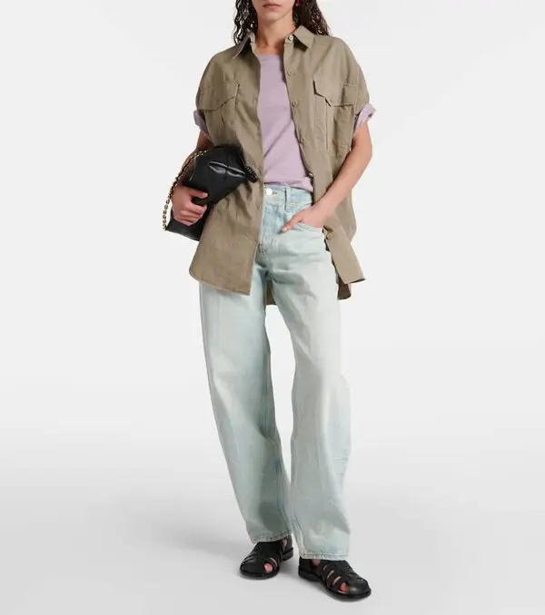 RE/DONE Mid-rise Straight Leg Jeans