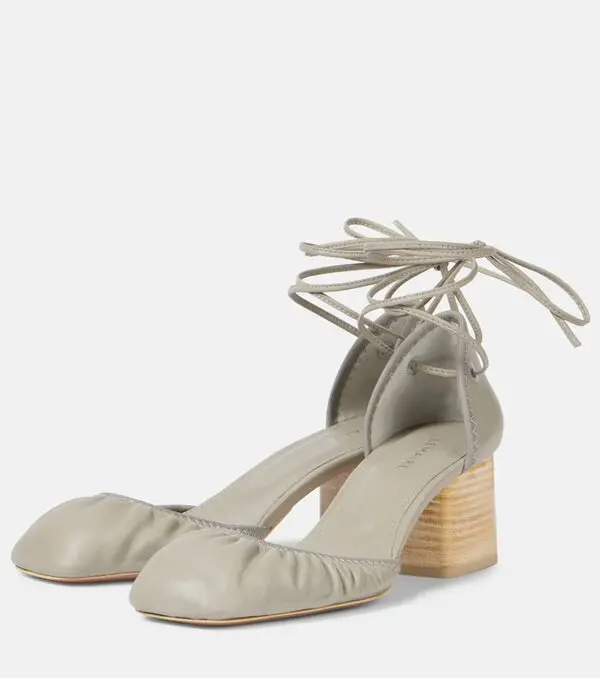 LEMAIRE Micro Ballerina 55 Leather Pumps