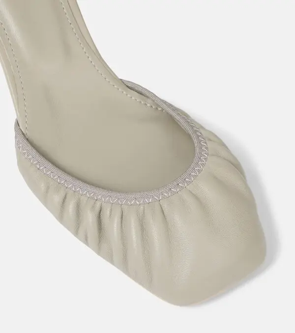 LEMAIRE Micro Ballerina 55 Leather Pumps
