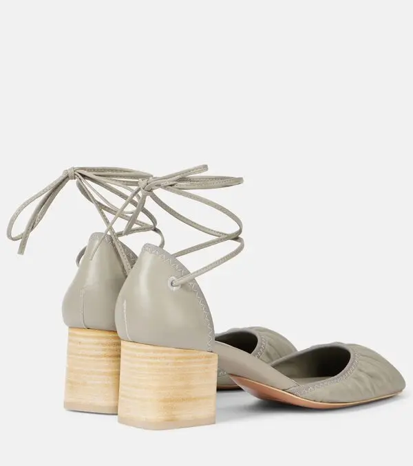 LEMAIRE Micro Ballerina 55 Leather Pumps