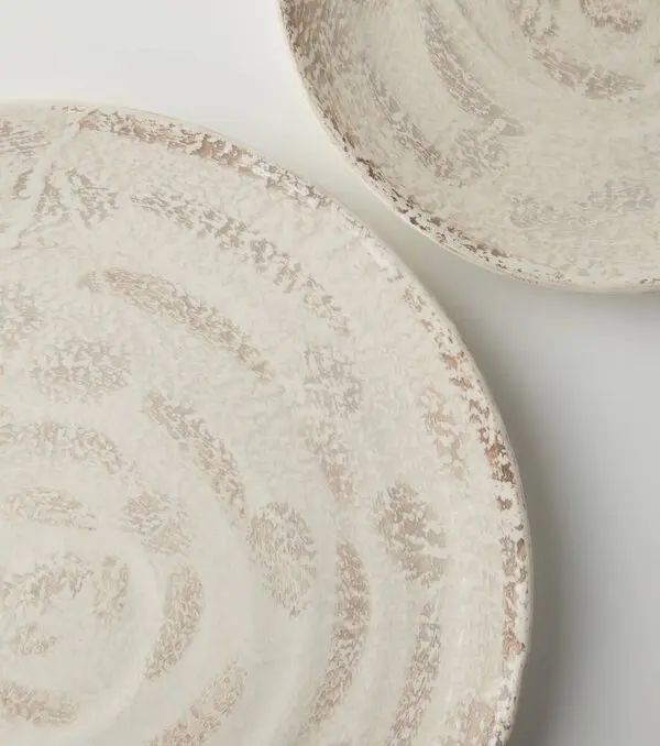 Brunello Cucinelli Tradition Set Of 2 Ceramic Plates