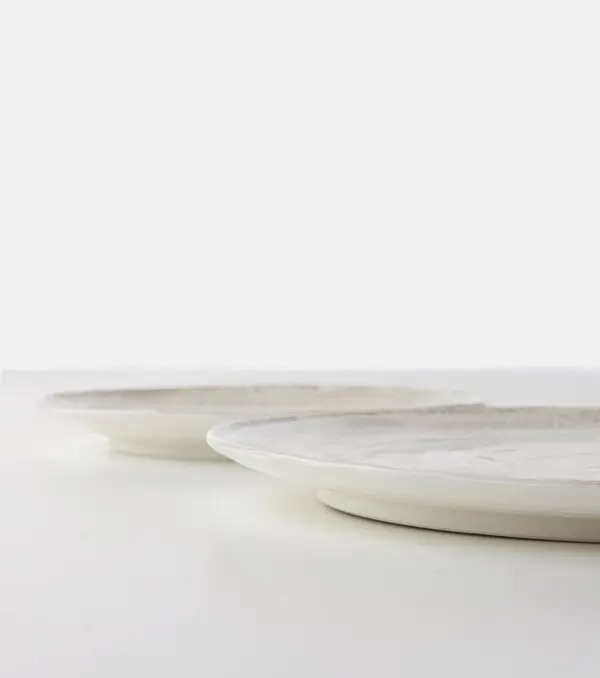 Brunello Cucinelli Tradition Set Of 2 Ceramic Plates