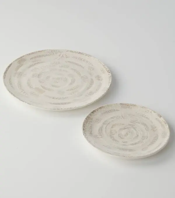 Brunello Cucinelli Tradition Set Of 2 Ceramic Plates