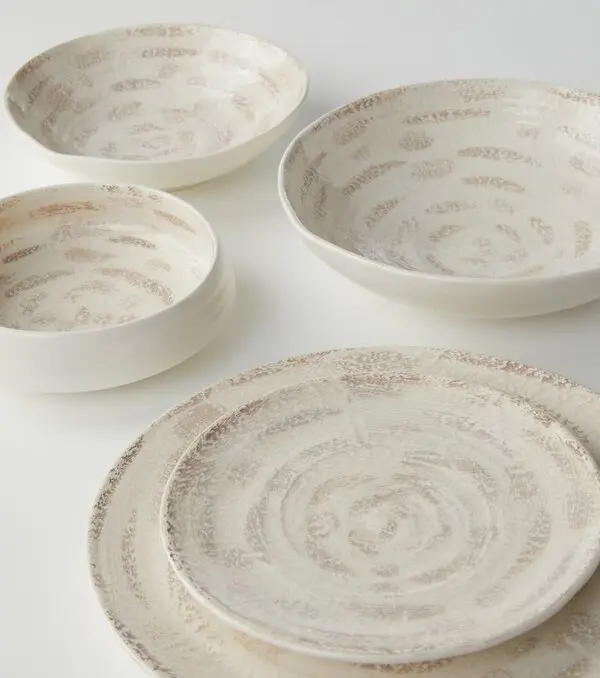Brunello Cucinelli Tradition Set Of 2 Ceramic Plates