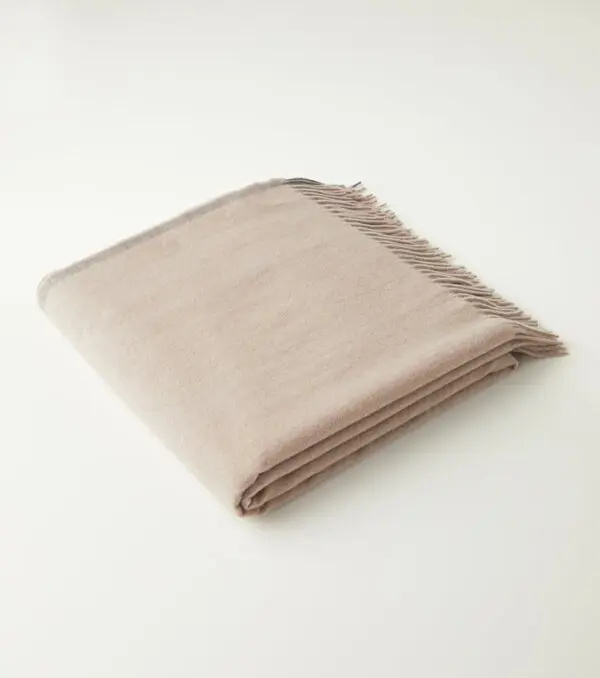 Brunello Cucinelli Fringed Cashmere Throw