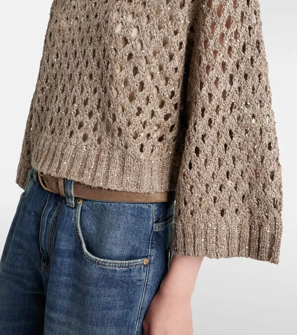 Brunello Cucinelli Open-knit Sweater