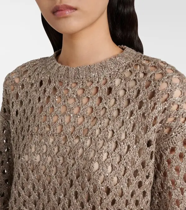 Brunello Cucinelli Open-knit Sweater
