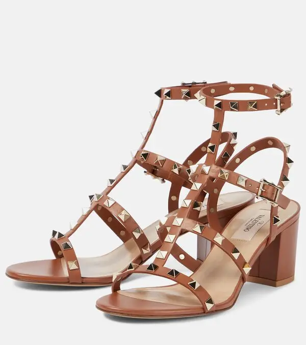 Valentino Garavani Rockstud Leather Sandals
