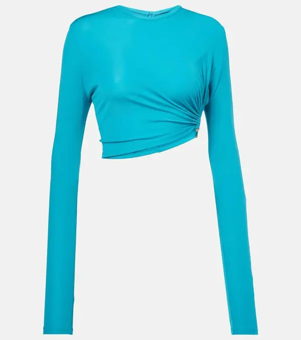 Christopher Esber Embellished Crop Top
