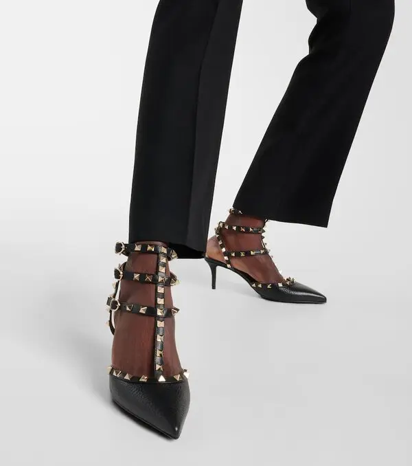 Valentino Garavani Rockstud Leather Pumps