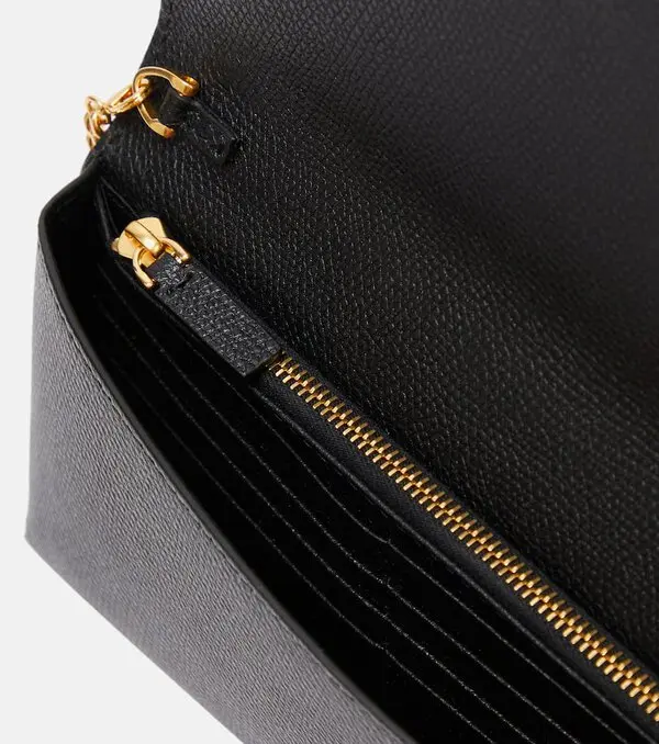 Valentino Garavani Vsling Leather Wallet On Chain