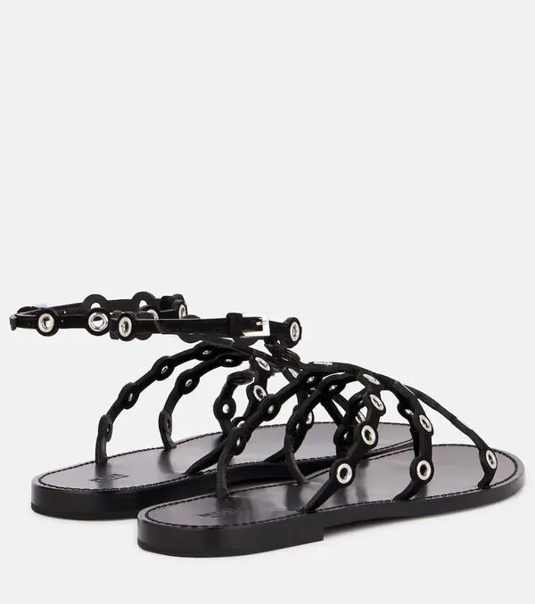 Emilio Pucci Leather Sandals