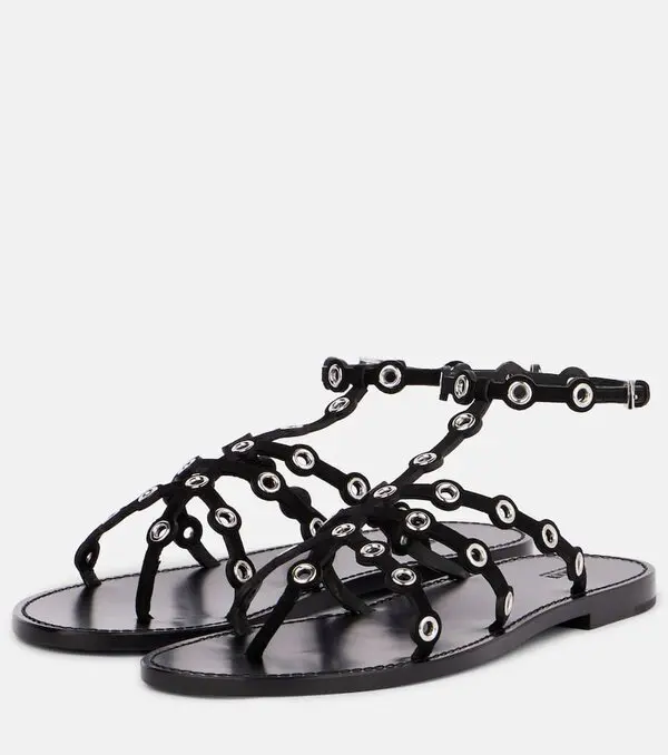 Emilio Pucci Leather Sandals