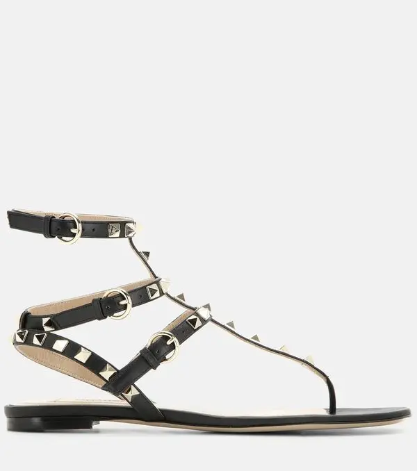 Valentino Garavani Rockstud Leather Sandals
