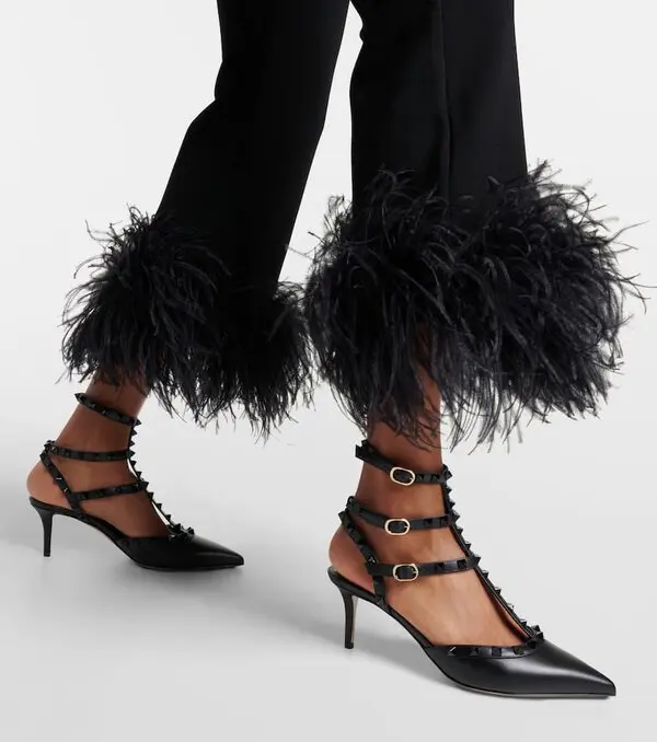 Valentino Garavani Rockstud Leather Pumps - Black