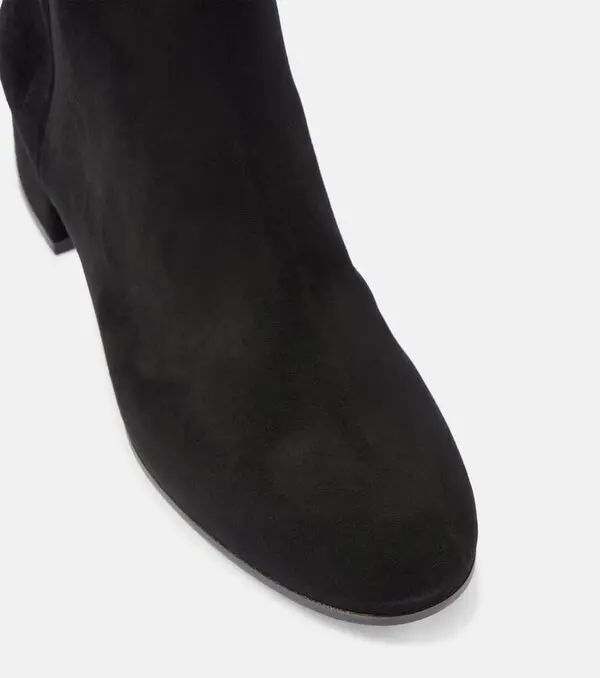 GIANVITO ROSSI Suede Knee-high Boots - Black