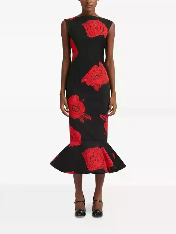 Marni Rose-printed Dress