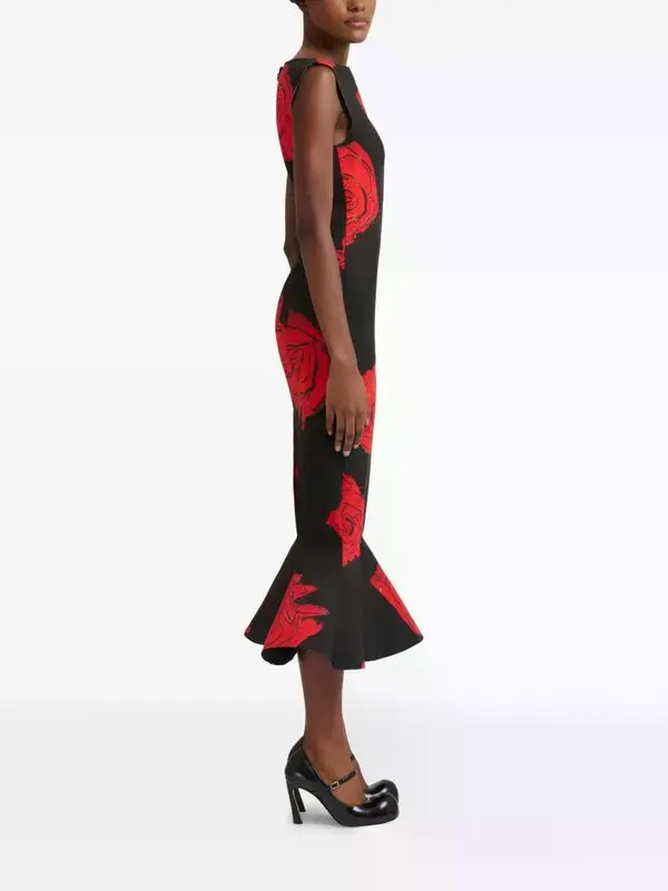 Marni Rose-printed Dress