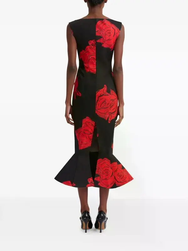 Marni Rose-printed Dress