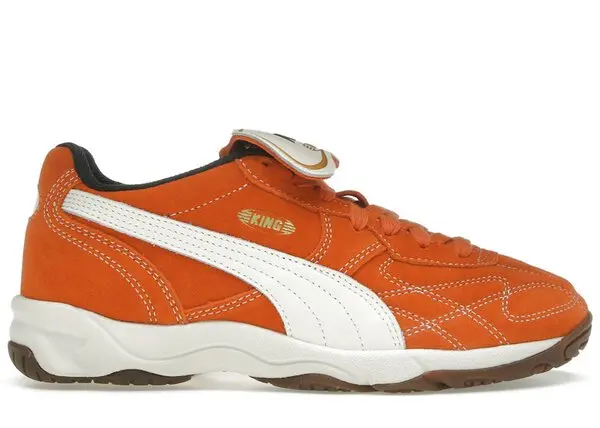 PUMA King Indoorin Sneakers - Maple Syrup/frosted Ivory