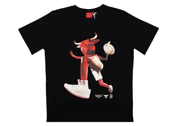 LYRICAL LEMONADE X Chicago Bulls Benny Dribble T-shirt - Black/red