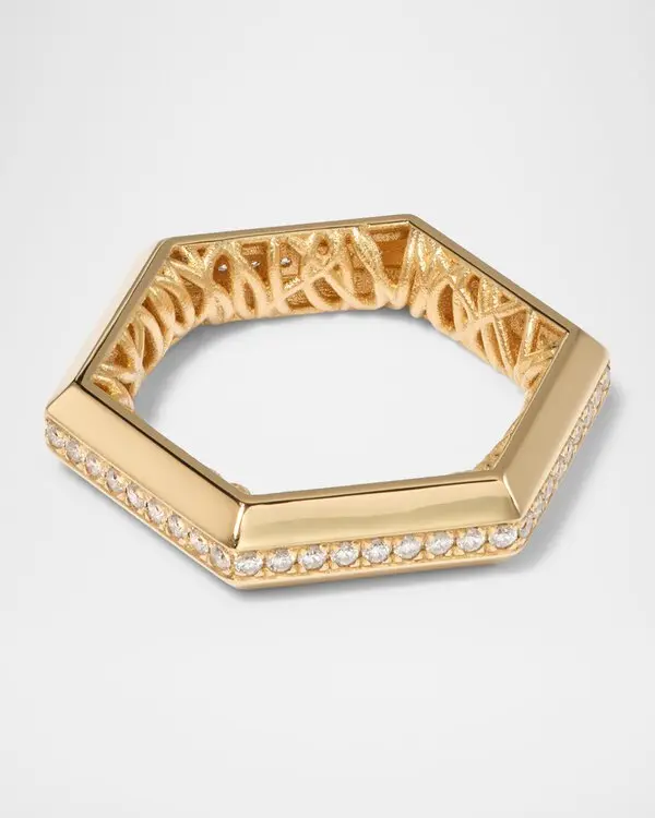 JAMIE TURNER Isabel Statement Ring - Diamond And Gold