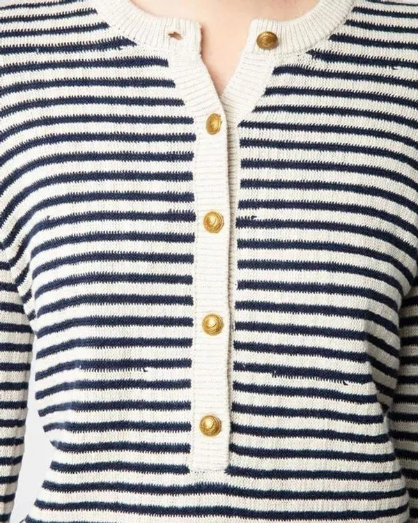 Zadig&Voltaire Mandala Striped Sweater - Encre