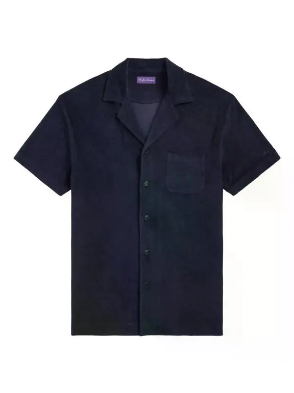 Ralph Lauren Purple Label Terry-cloth Shirt - Blue