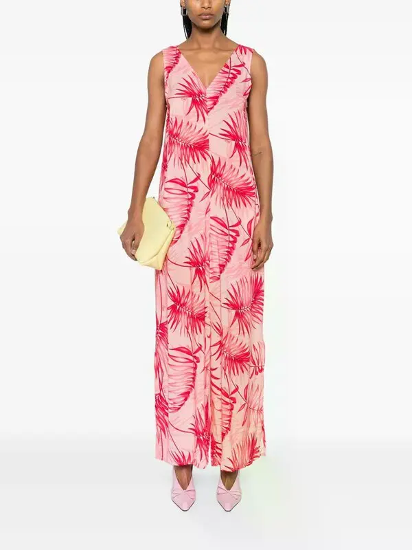 Liu Jo Palm-print Jumpsuit