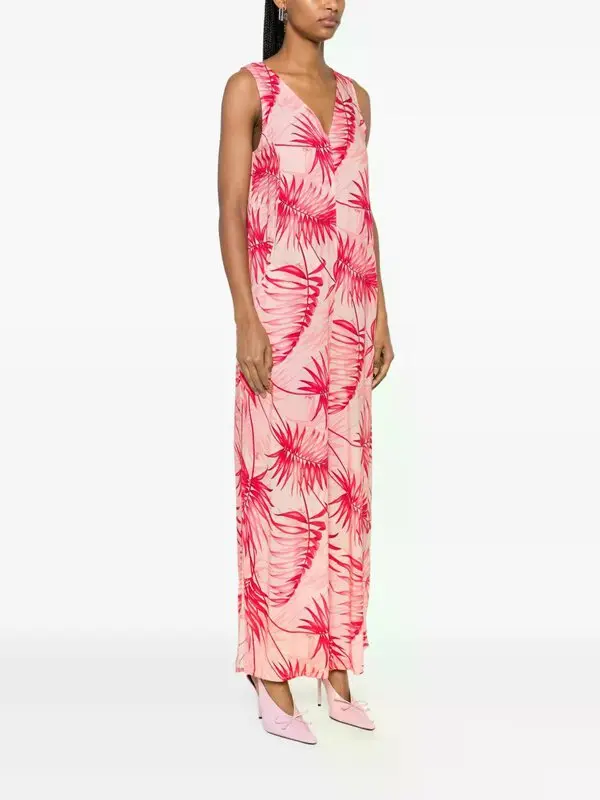 Liu Jo Palm-print Jumpsuit