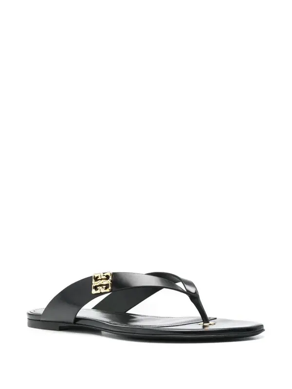 Givenchy 4g Liquid Flat Sandals