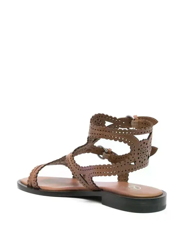 Ash Paprika Sandals - Brown