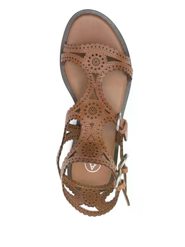 Ash Paprika Sandals - Brown