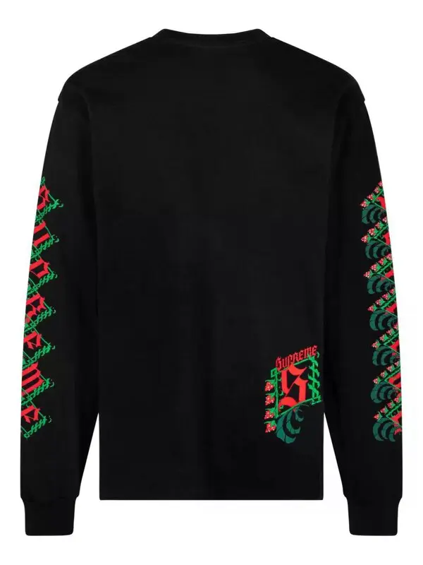 Supreme Graphic Print T-shirt - Black