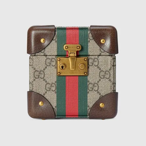 Gucci Savoy Mini Rigid Watch Case - Beige