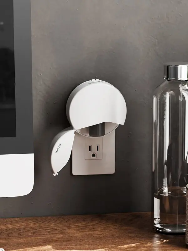 VITRUVI Push Plug-in Wall Diffuser Starter Bundle - White