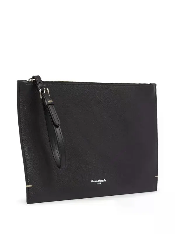 MAISON MARGIELA Leather Clutch With Logo
