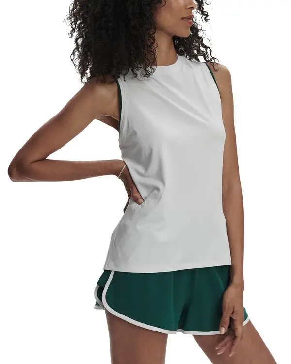 Varley Arton Performance Tank Top - White/forest
