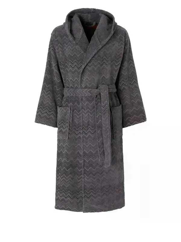 Missoni Chalk Dressing Gown - Grey