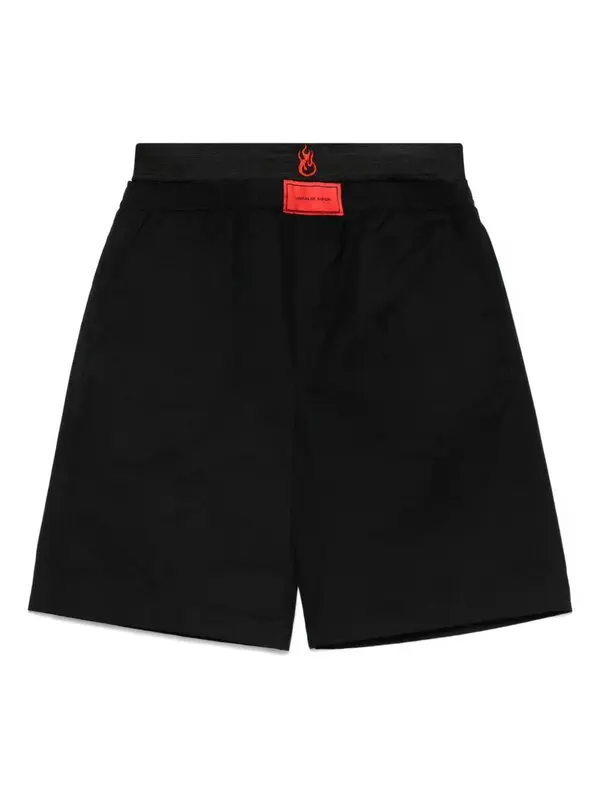 VISION OF SUPER Embroidered-flame Shorts