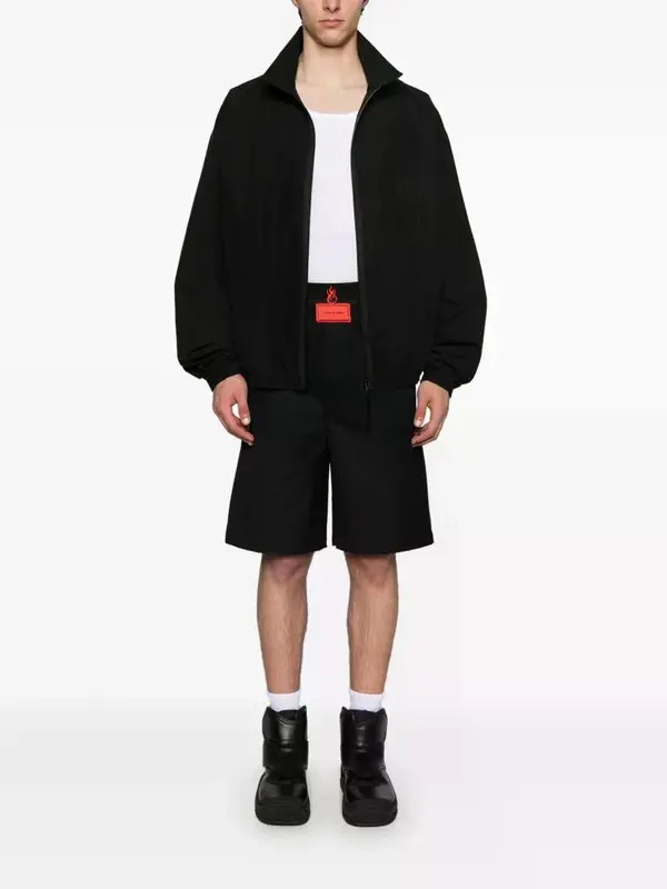 VISION OF SUPER Embroidered-flame Shorts