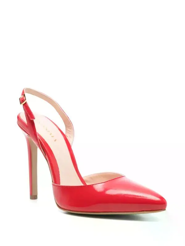 GINISSIMA 110mm Alice Pumps - Red