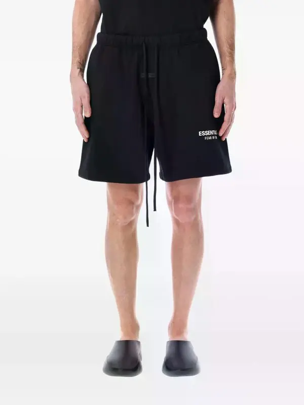 Fear Of God Fleece Track Shorts - Black