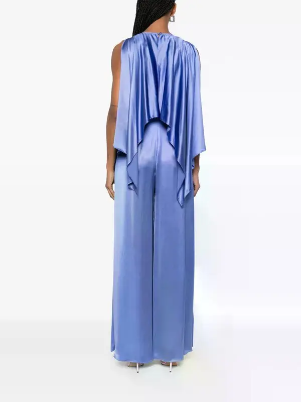 Pinko Satin Jumpsuit - Blue