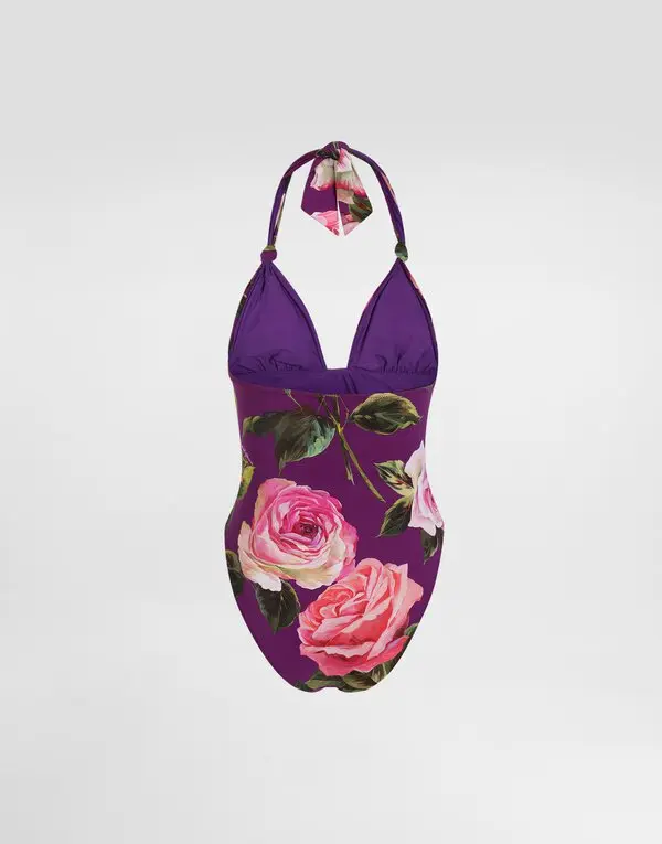 Dolce & Gabbana Rose- One-piece Swimsuit - Print