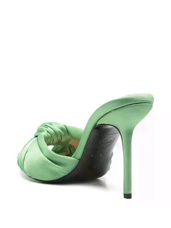 GINISSIMA Sofia Heeled Sandals - Green
