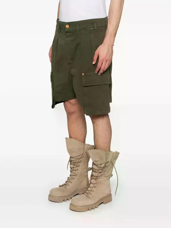 CULTURA Logo-patch Shorts
