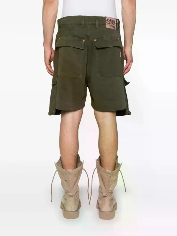 CULTURA Logo-patch Shorts