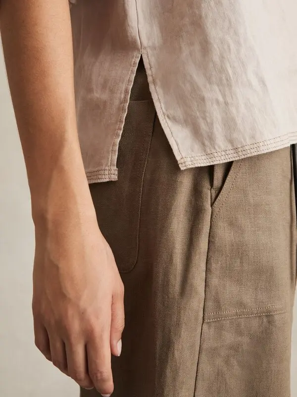 REISS Nina Linen Shirt